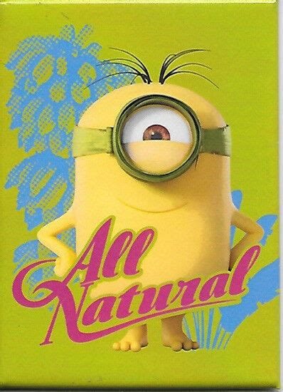 Minions Movie All Natural Minion Stuart Naked Refrigerator Magnet NEW