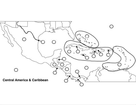 Central America Caribbean Diagram Quizlet