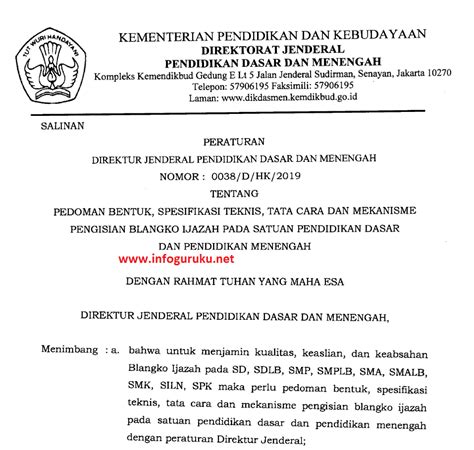 Contoh Sk Penulisan Ijazah
