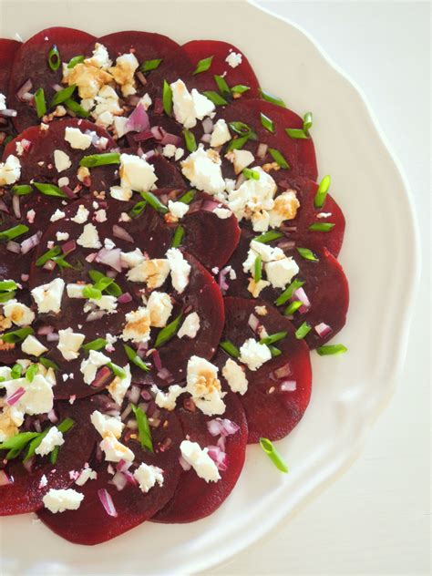 O Meu Tempero Salada De Beterraba Queijo Feta Cebola Roxa E Cebolinho