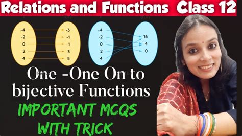 class 12 maths mcq relations and functions mcq bijective functions injective surjective