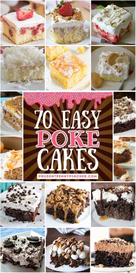 70 Cheap And Easy Poke Cake Recipes In 2024 Easy Cake Recipes Poke