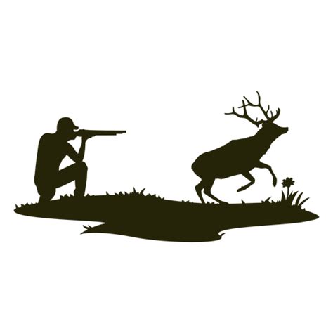 Hunter Deer Silhouette AD Hunter Silhouette Deer Deer