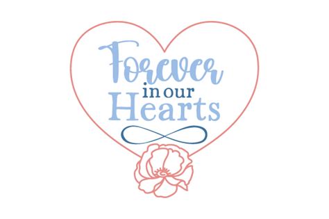 Forever In Our Hearts SVG Cut File By Creative Fabrica Crafts
