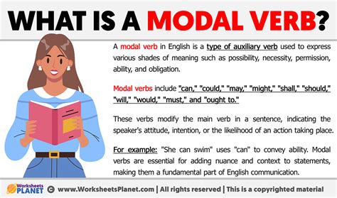 What Is A Modal Verb Definition Of Modal Verb