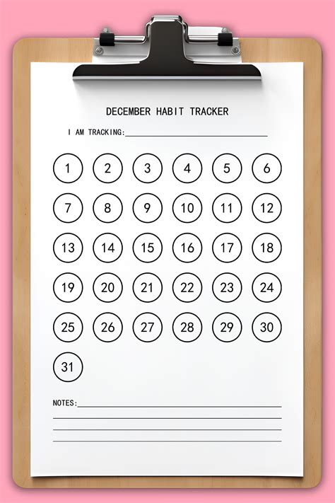 Day Habit Tracker Printable Example One Habit Mom Envy
