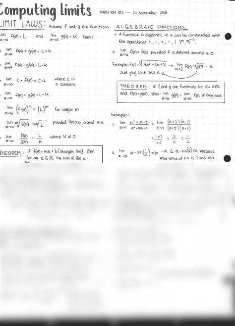 math 104 lecture 5 math 104 103 lecture 5 computing limits oneclass