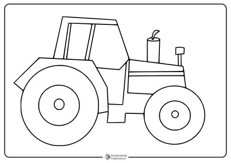 Traktor Kolorowanka Do Druku Kolorowanka Do Druku