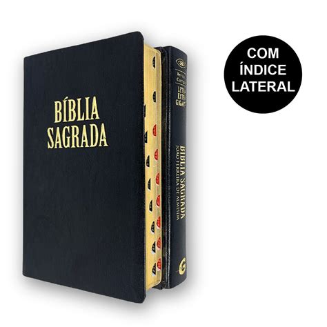 B Blia Sagrada Arc Letra Extragigante Preta Lisa Ndice Geogr Fica