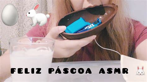 ASMR COMIDA COMENDO OVO DE PÁSCOA YouTube