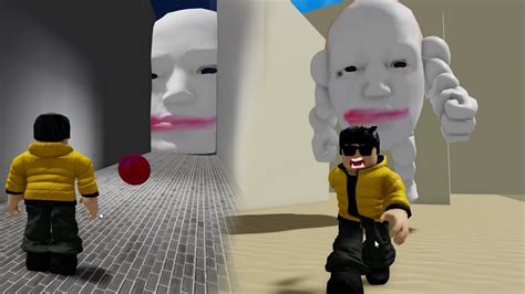 ROBLOX fugindo das cabeças gigantes no roblox Escape Running Head