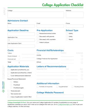 Fillable Online Admissions Contact Fax Email Print PdfFiller