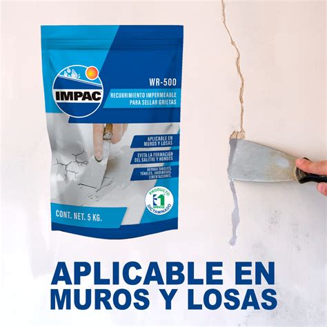 SELLADOR DE GRIETAS WR 500 GRIS DE 5 KG The Home Depot México