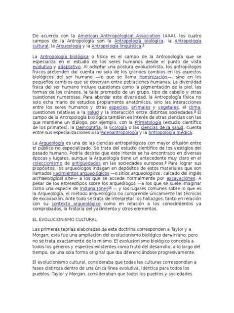 Evolucionismo Cultural Wood Scribd Braxin