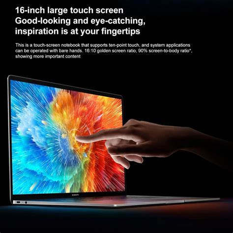 New Xiaomi Book Pro 16 2022 Laptop 16gb 512gb 16 Inch Touch Screen W11