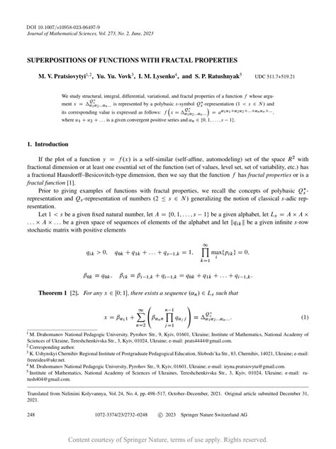 superpositions of functions with fractal properties