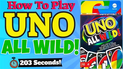 How To Play Uno All Wild YouTube