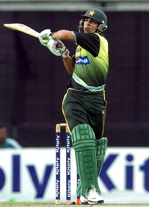 Salman Butt Looks On After Mistiming A Pull ESPNcricinfo