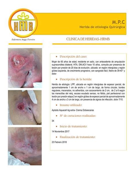 Caso Cl Nico Heridas N Anggy Ferreira Mantilla Udocz