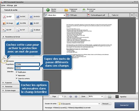 Prot Ger Un Document Pdf Avec Installation D Un Mot De Passe