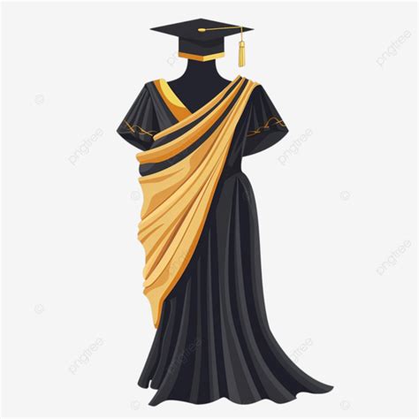 Diseño De Paquete Plano De Traje De Toga De Graduación PNG dibujos