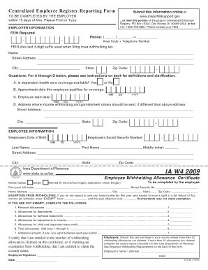 Iowa W 4 Form 2023 Printable Forms Free Online