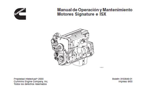 Manual Motores Signature ISX Y QSX15 CUMMINS De Servicio Diagnóstico Y