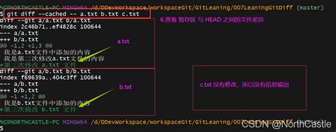 git基础 git diff 比较文件的差异 csdn博客