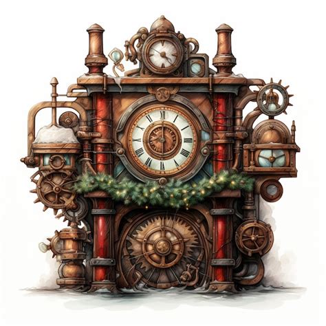 Premium AI Image There Is A Clock With Many Different Types Of Clocks