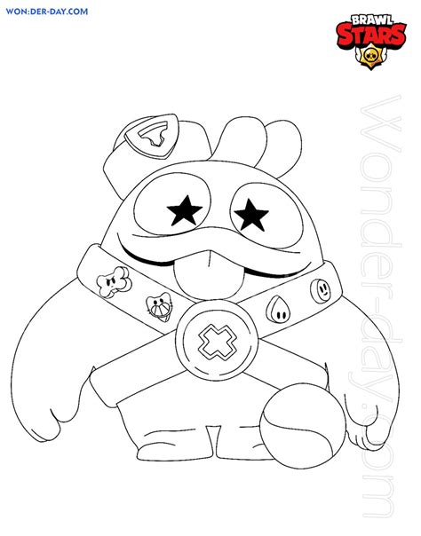 Dibujos para colorear Brawl Stars Imprime 350 nuevas imágenes