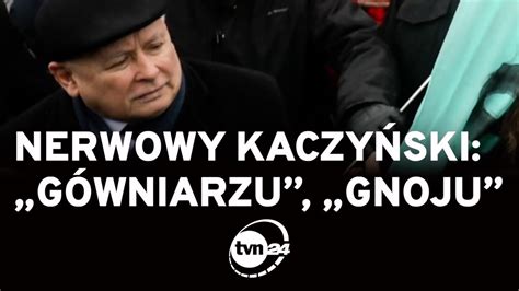 JAROSŁAW KACZYŃSKI ZROBIŁ SIĘ NERWOWY ODPOWIEDZIAŁ GÓWNIARZU YouTube