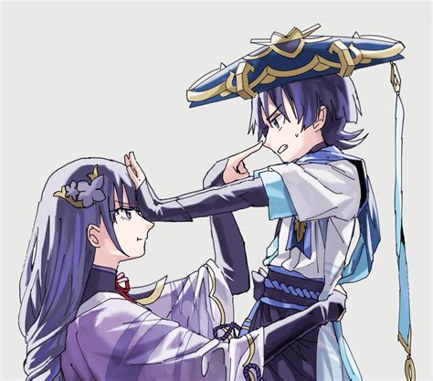 Raiden Shogun Scaramouche And Wanderer Genshin Impact Drawn By Tabi