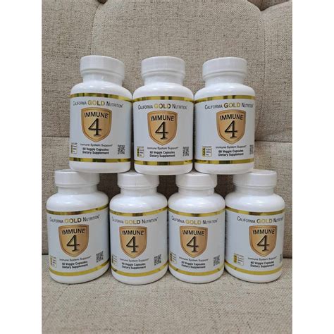 California Gold Nutrition Immune 4 Immune System Support 60 Veggie