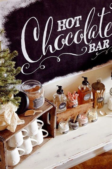 There Is A Hot Chocolate Bar On The Table