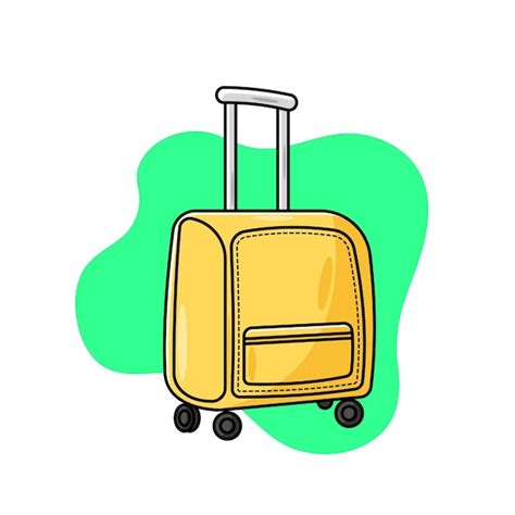 Valise De Voyage De Vecteur Illustration D icône De Sac De Voyage