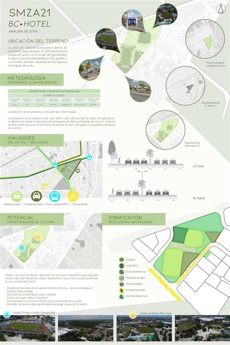 Láminas ANÁLISIS DE SITIO Y MASTER PLAN Intervención Urbana SMZ 21