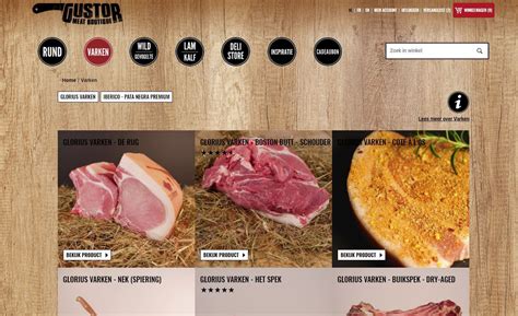 Nieuwe Website GUSTOR Meat Boutique