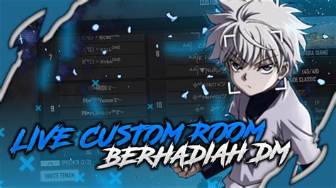 Live Custom Room Berhadiah Diamond Syarat Cek Desk Video Youtube