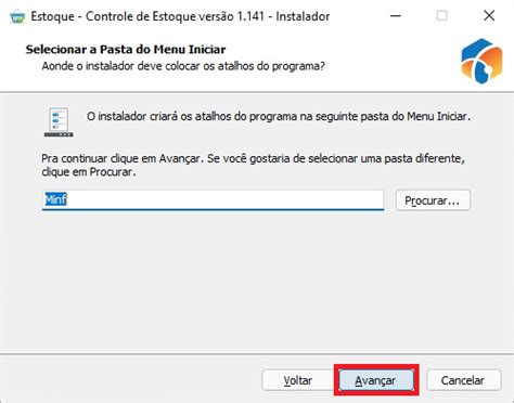 FAQ Minf Informática Instalação do Controle de Estoque na estação