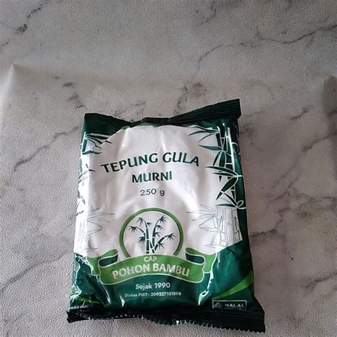 Jual GULA HALUS GULA TEPUNG MURNI CAP POHON BAMBU 250 GR Shopee
