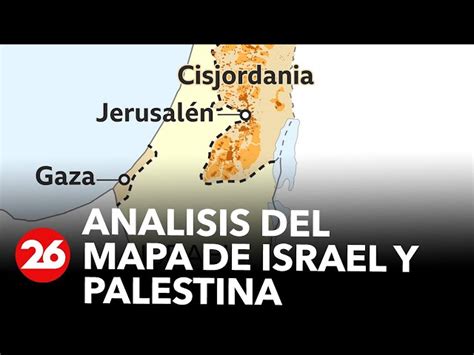 Mapa De Oriente Medio De Cisjordania
