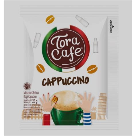 Jual KOPI BUBUK INSTAN TORA CAFE CAPPUCCINO 23g 10 Bungkus SERENTENG