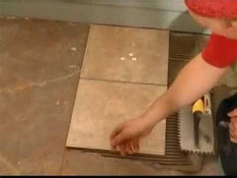 Floor Tile Laying Part Laying Floor Tiles Using Youtube