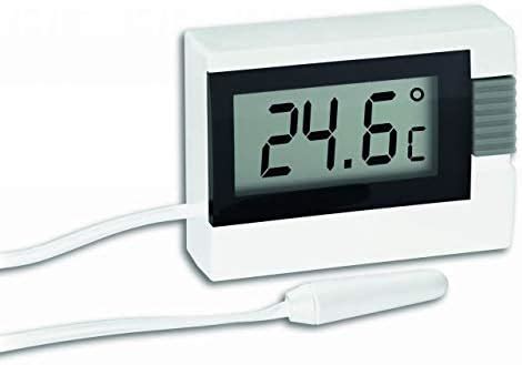 TFA Dostmann Set thermomètre Analogique en Bois hêtre 95 1031 pour