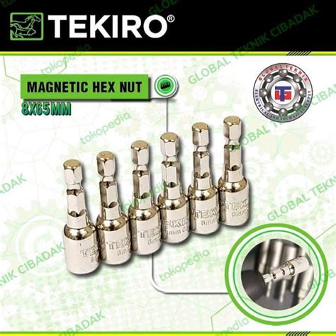 Promo Mata Roofing Tekiro 8X65 Mm Sock Bor Baja Ringan Magnetic Hex Nut