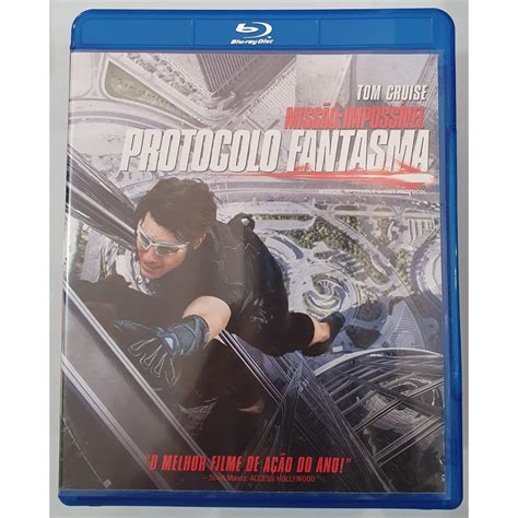 Blu Ray Missão Impossível Protocolo Fantasma seminovo Shopee Brasil