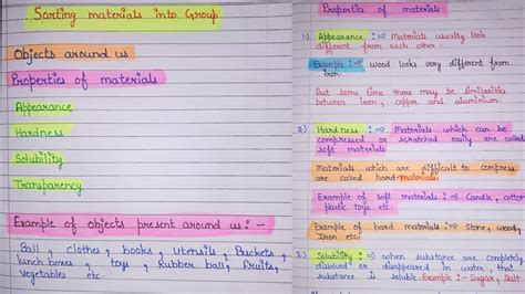 Sorting Materials Into Group Class Chapter Sorting Materials