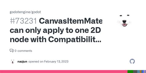 Canvasitemmaterials Can Only Apply To One D Node With Compatibility