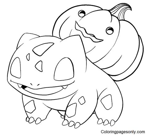 P Ginas Para Colorear De Halloween De Pok Mon Para Imprimir Gratis