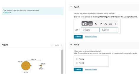 Solved The Figure Shows Two Uniformly Charged Spheres What Chegg